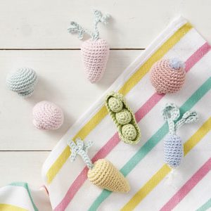 Mini Crochet Vegetables - Make Your Own - Little Conkers