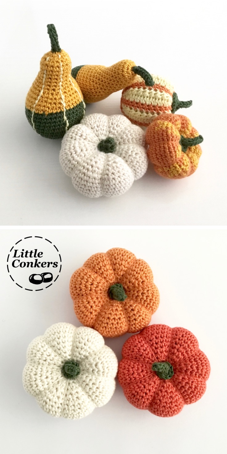 Decorative Pear Gourd Crochet Pattern #2 - Little Conkers