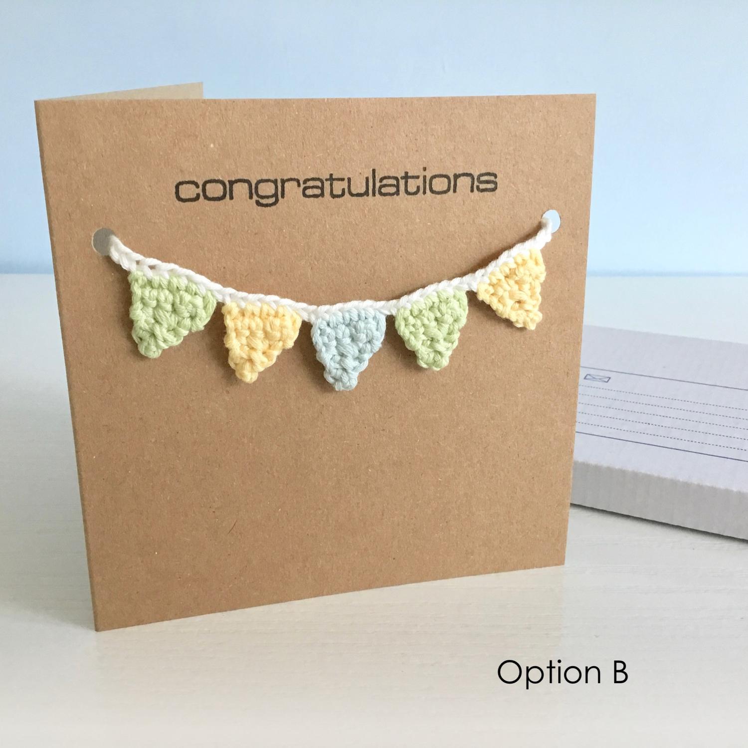 Bunting Greetings Cards for Any Occasion - Little Conkers