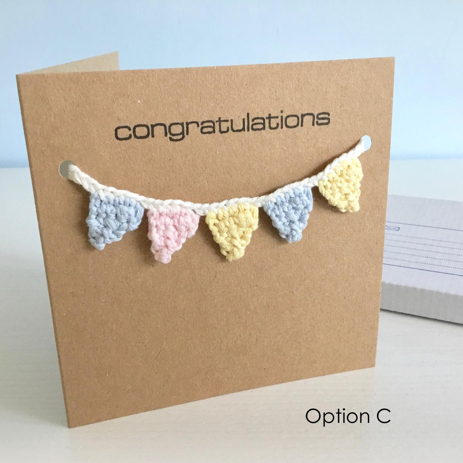 Bunting Greetings Cards for Any Occasion - Little Conkers
