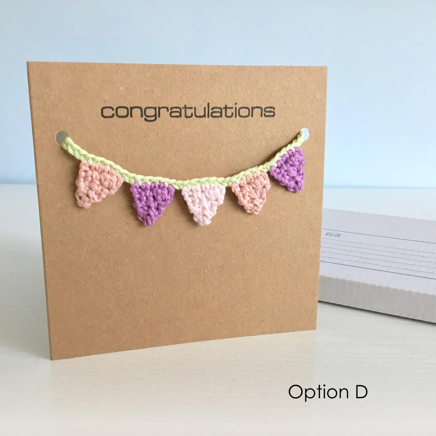 Bunting Greetings Cards for Any Occasion - Little Conkers