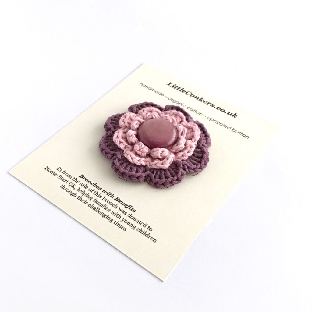 Brooches with Benefits - eco-friendly handmade brooches - Little Conkers