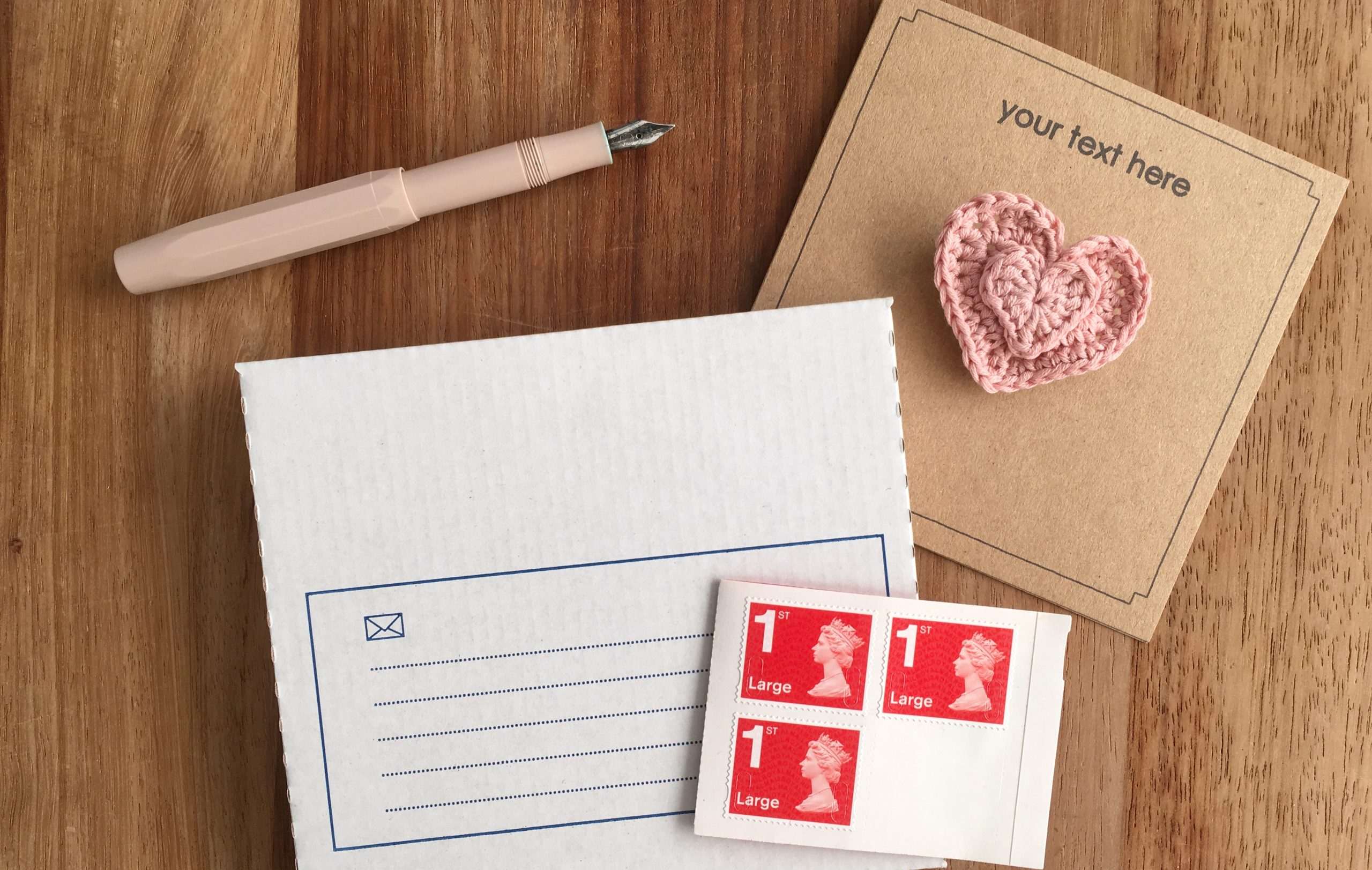 Greetings Cards with Postage Stamps - Little Conkers