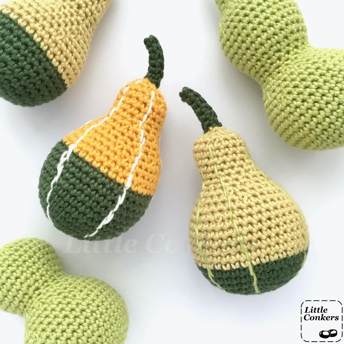 Decorative Pear Gourd Crochet Pattern #2 - Little Conkers